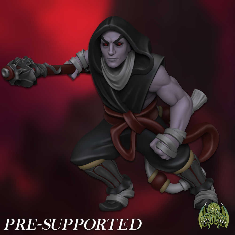 Alternative Valerius The Shadow Monk [PRE-SUPPORTED] Rogue Assasin Vampire - Miniatures of ...