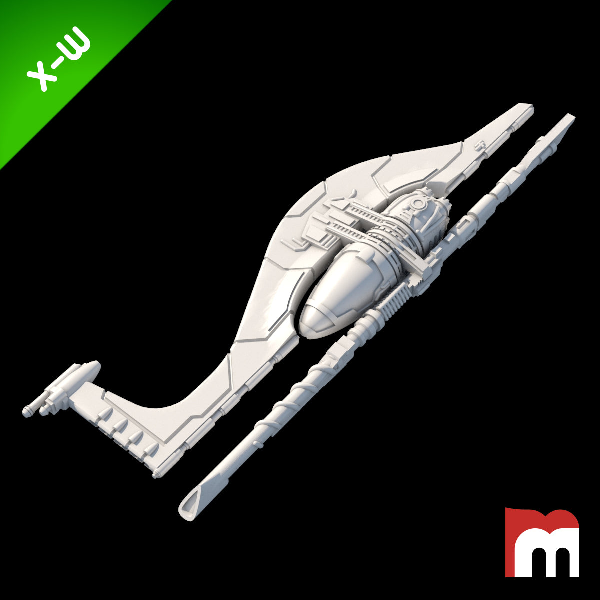 (XW) S-Wing - Mel Miniatures - Miniatures by Only-Games.co