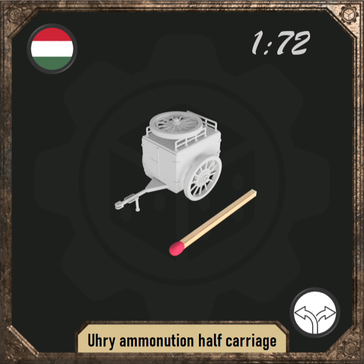 1/72 Uhry ammonution half carriage - B-Plan - Miniatures by Only-Games.co