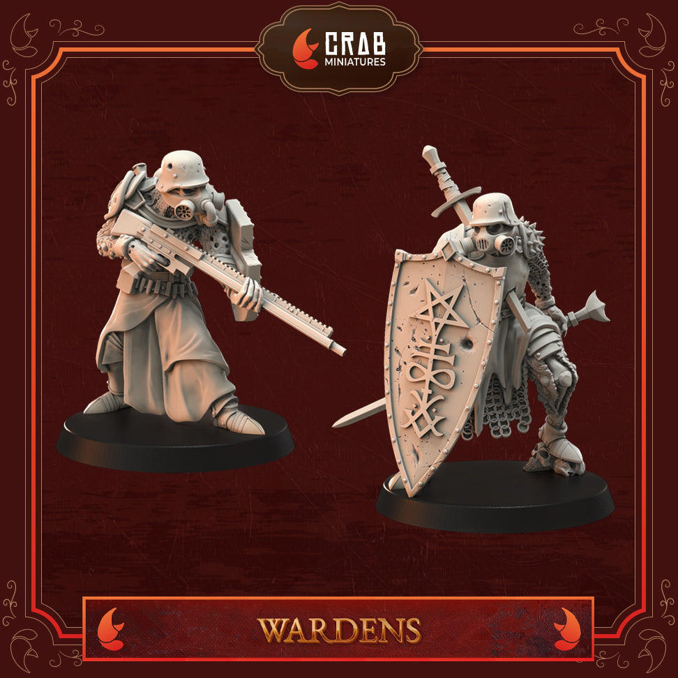 Candles of Heresy: Wardens - Crab Miniatures - Miniatures by Only-Games.co
