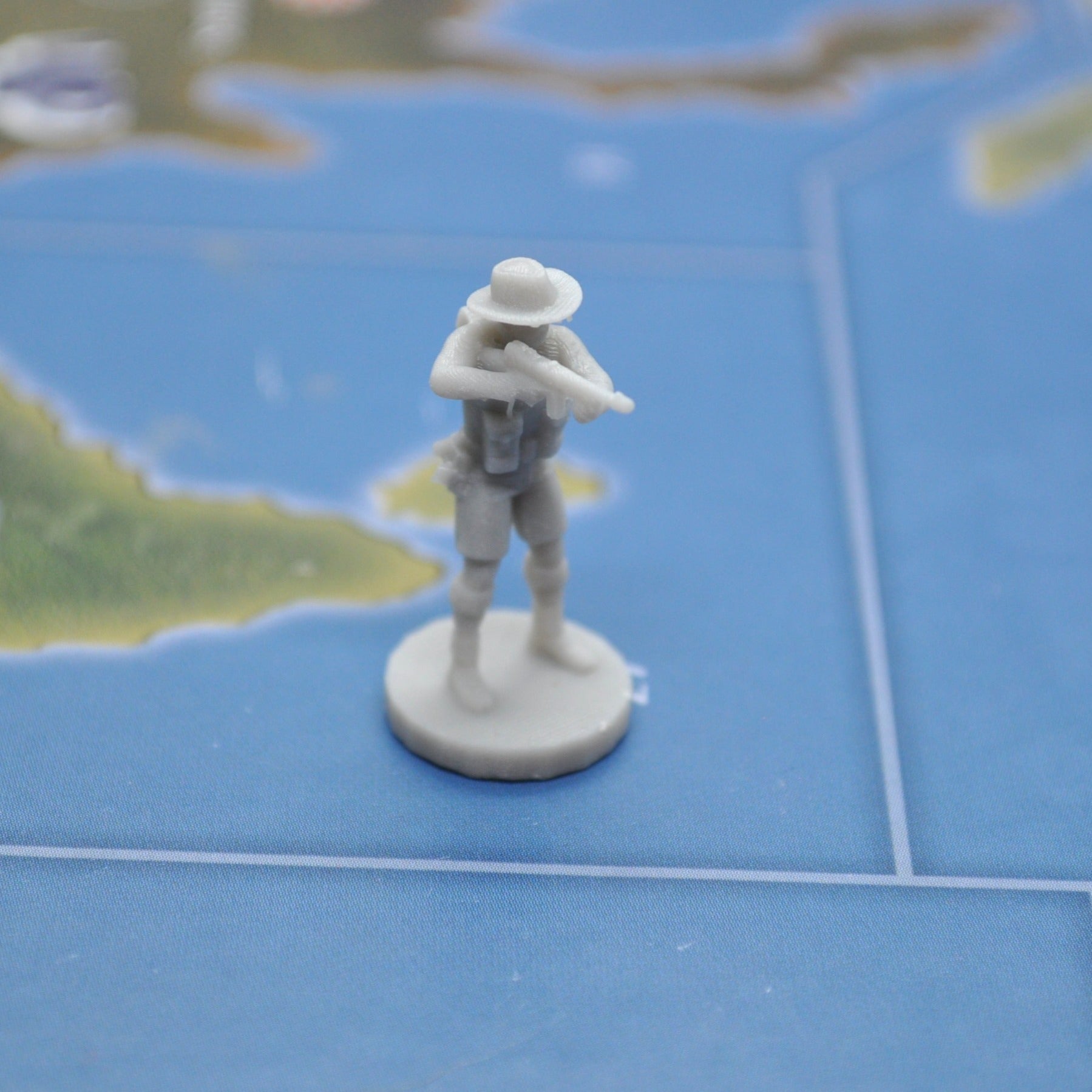 1/72 3D Printed ANZAC Soldier with Tommy Gun (x10) - Combat Miniatures ...