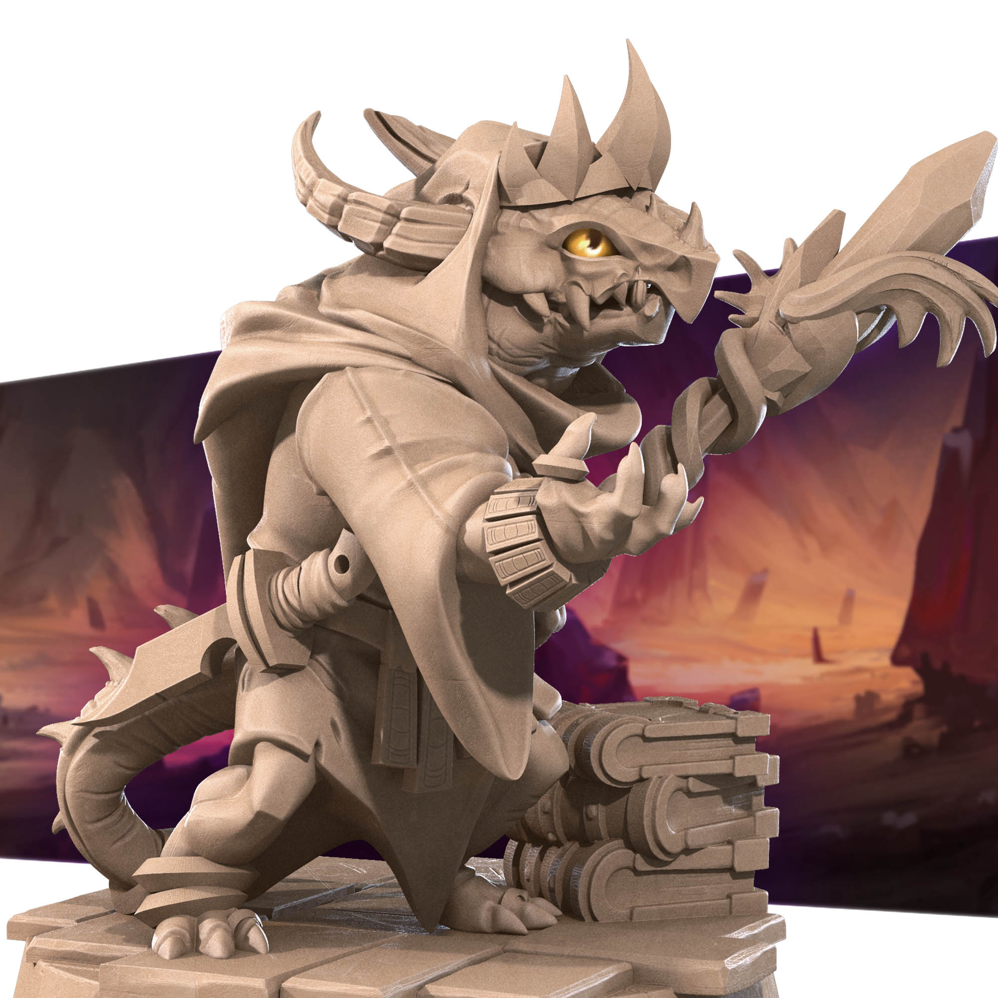 Kobold Warlock - Bite The Bullet Studio - Miniatures by Only-Games.co