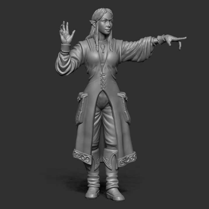 Elf Sorceress Gunfight Games Miniatures By Only Games co Elf Sorceress Gunfight Games Miniatures By Only Games co