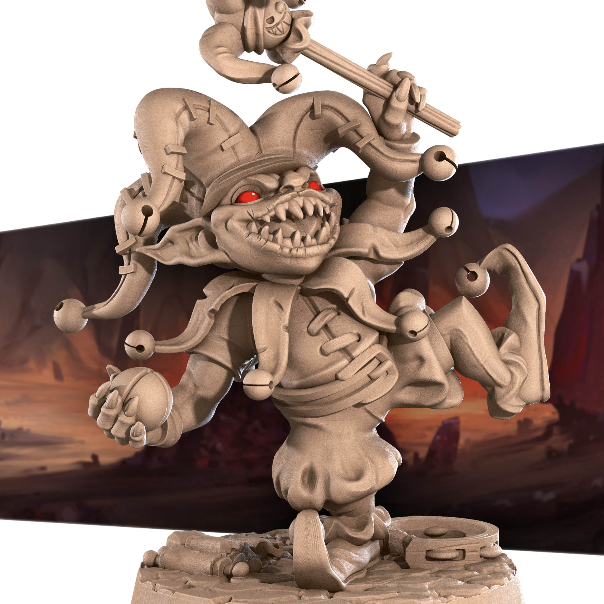 Goblin Jester - Bite The Bullet Studio - Miniatures by Only-Games.co