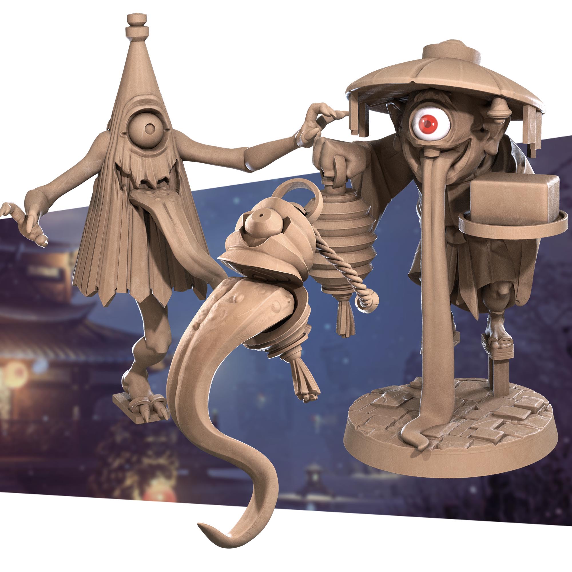 Yokai Pack - Bite The Bullet Studio - Miniatures by Only-Games.co