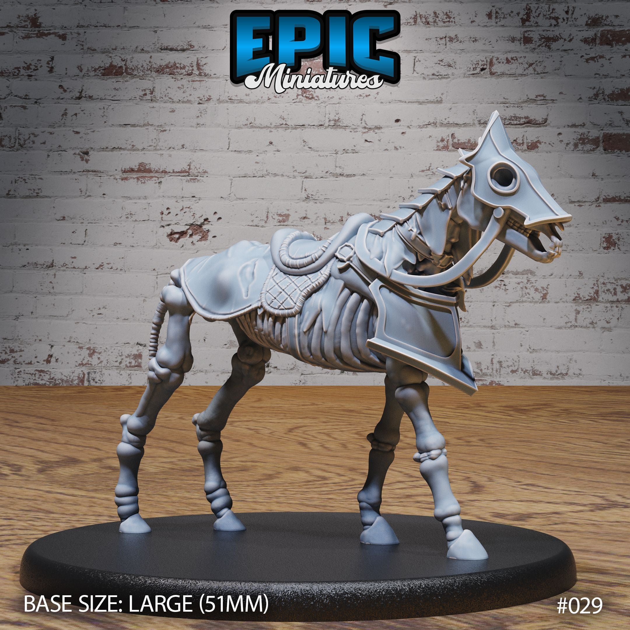 Skeleton Army Horse Mount - Epic Miniatures - Miniatures by Only-Games.co