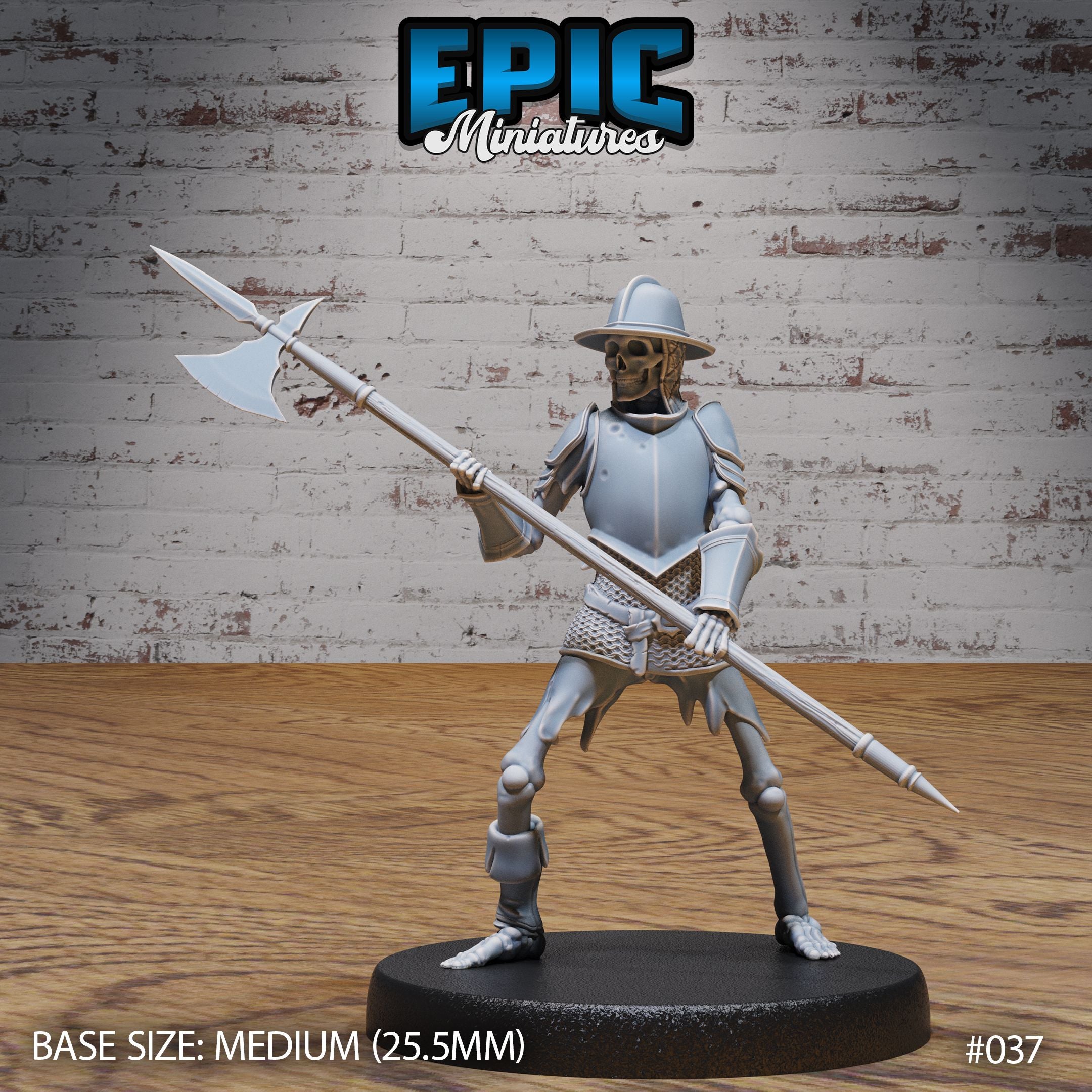 Skeleton Army Halberd - Epic Miniatures - Miniatures by Only-Games.co