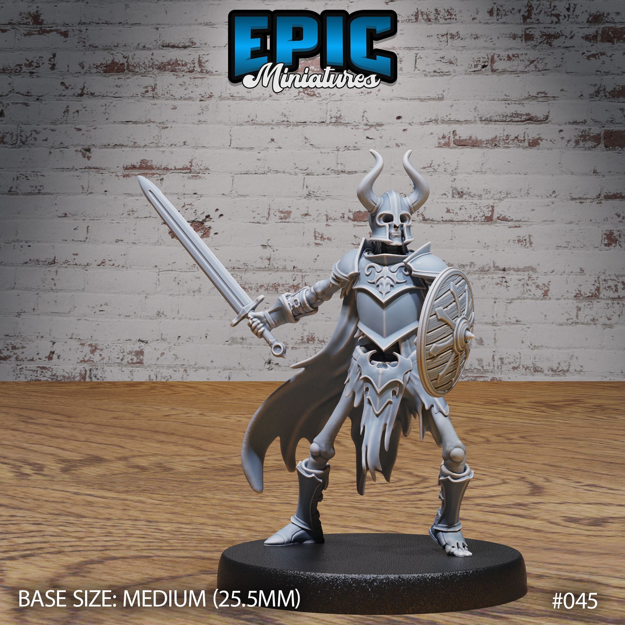 Skeleton Army Sword & Shield - Epic Miniatures - Miniatures by Only ...