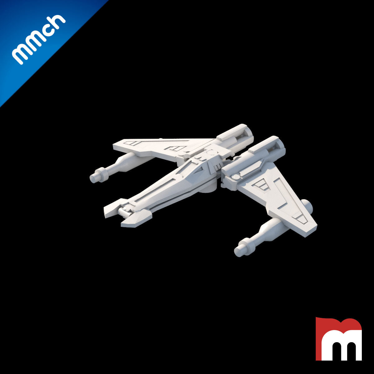 (MMch) Liberator Starfighter - Mel Miniatures - Miniatures by Only-Games.co