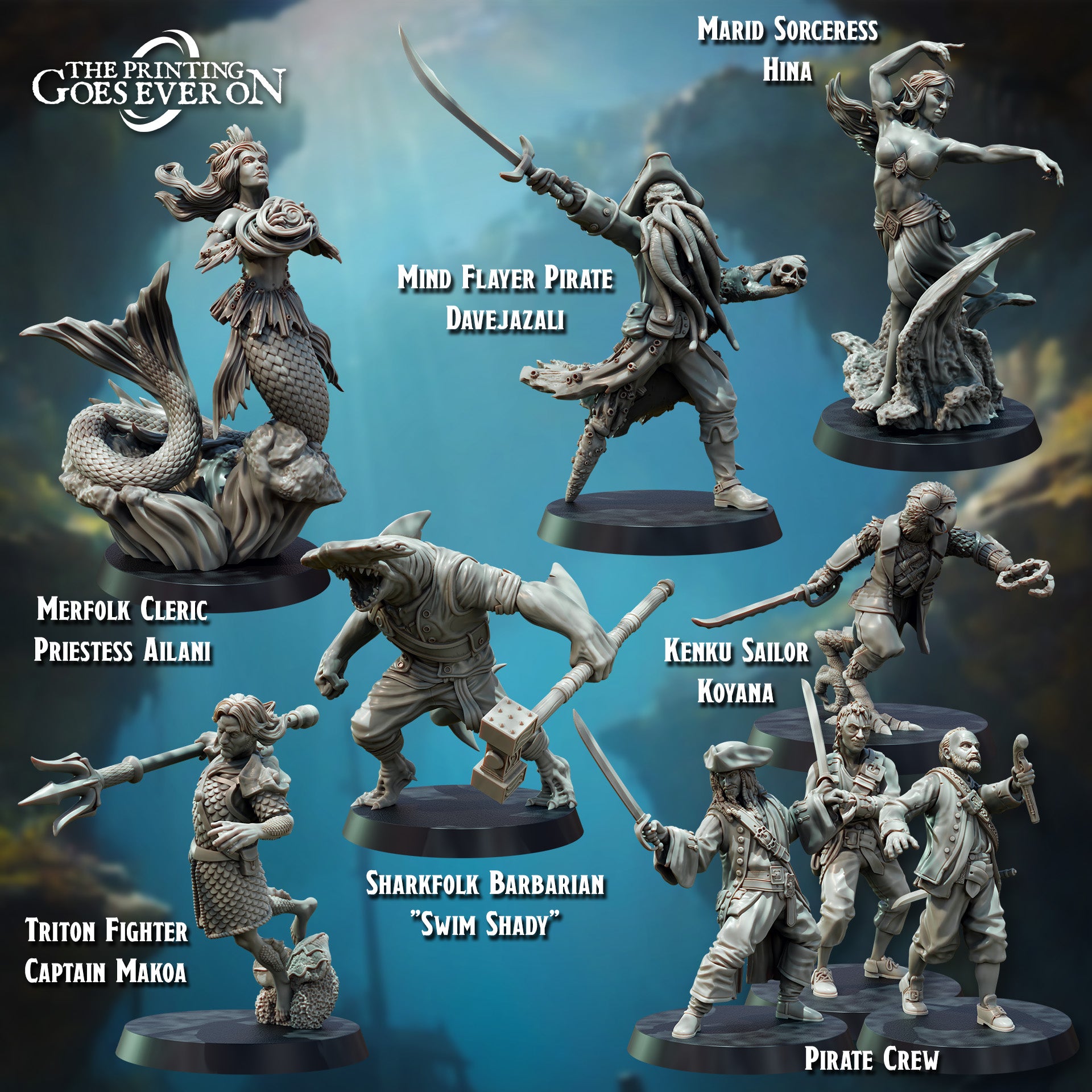 Tides of Terror - NPCs Bundle - The Printing Goes Ever On - Miniatures ...