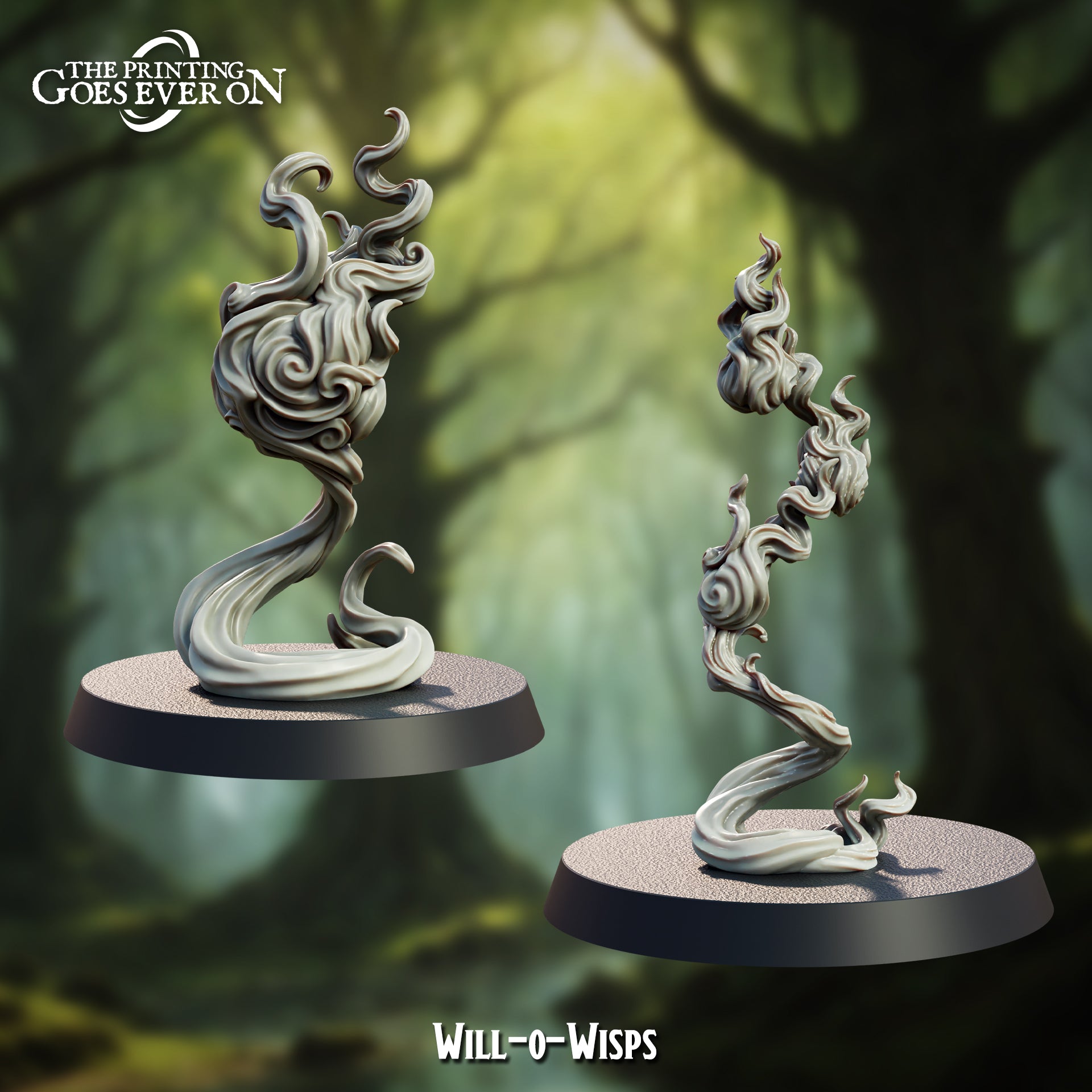 Will-o-Wisps - The Printing Goes Ever On - Miniatures by Only-Games.co