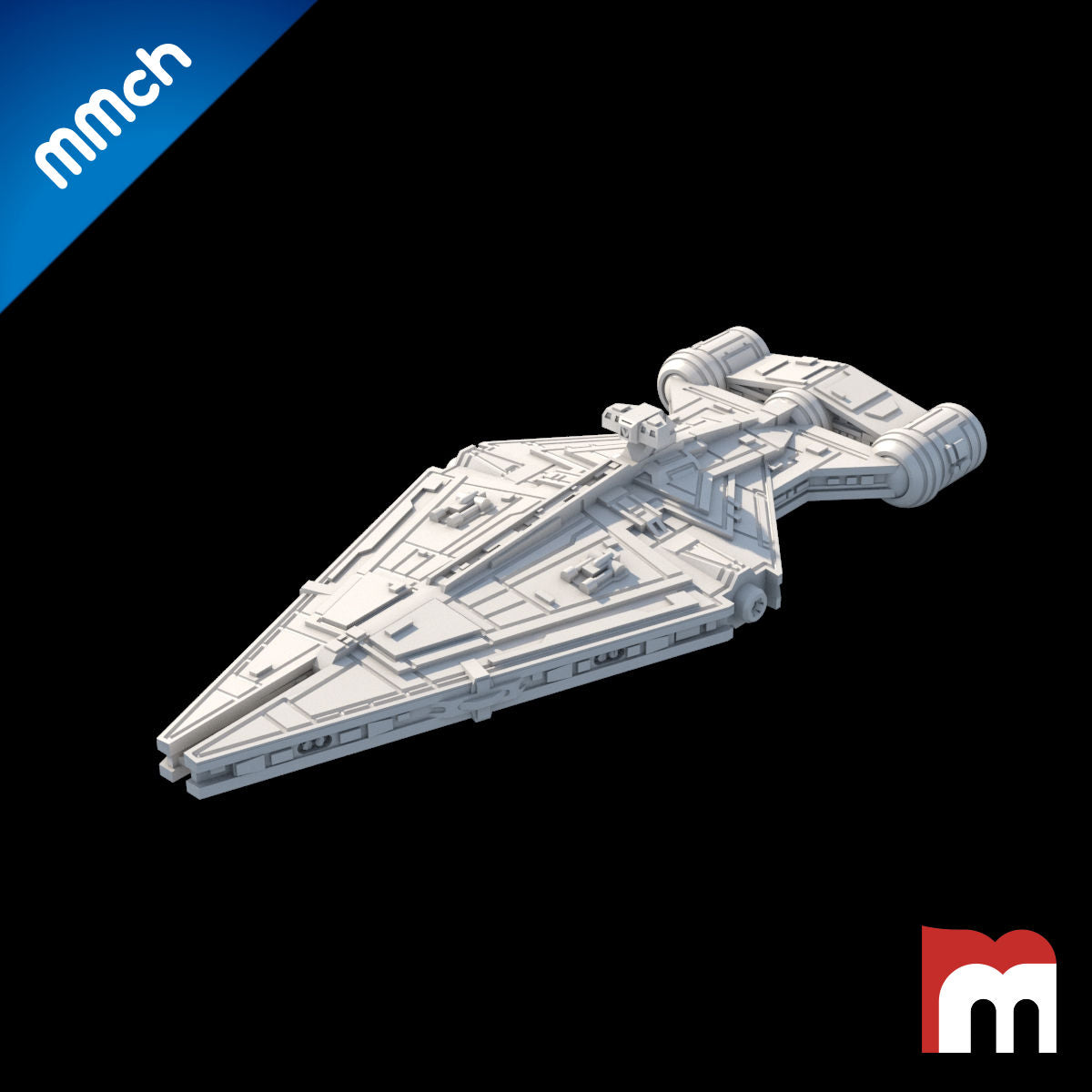 (MMch) Imperial Arquitens Light Cruiser - Mel Miniatures - Miniatures ...