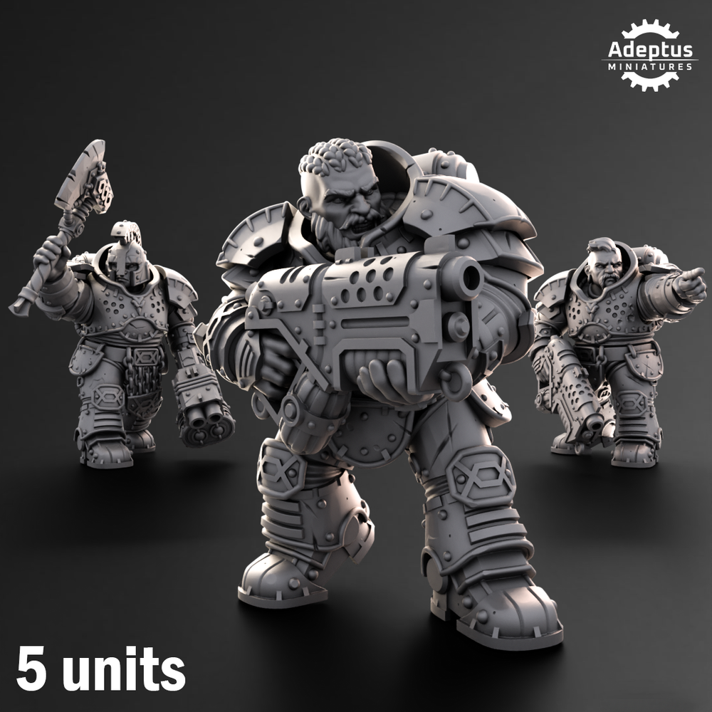 Steelwardens. Dwarves - Adeptus Miniatures - Miniatures by Only-Games.co