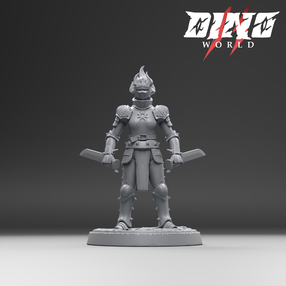 solaris knight flamehead - Dino World - Miniatures by Only-Games.co