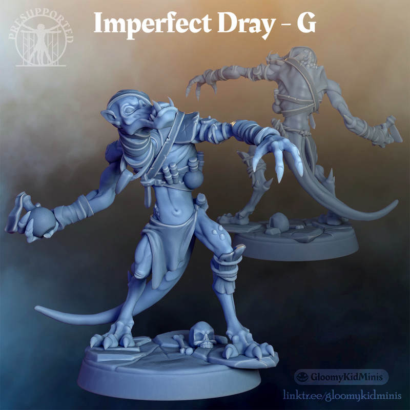 Imperfect Dray - G - GloomyKidMinis - Miniatures by Only-Games.co