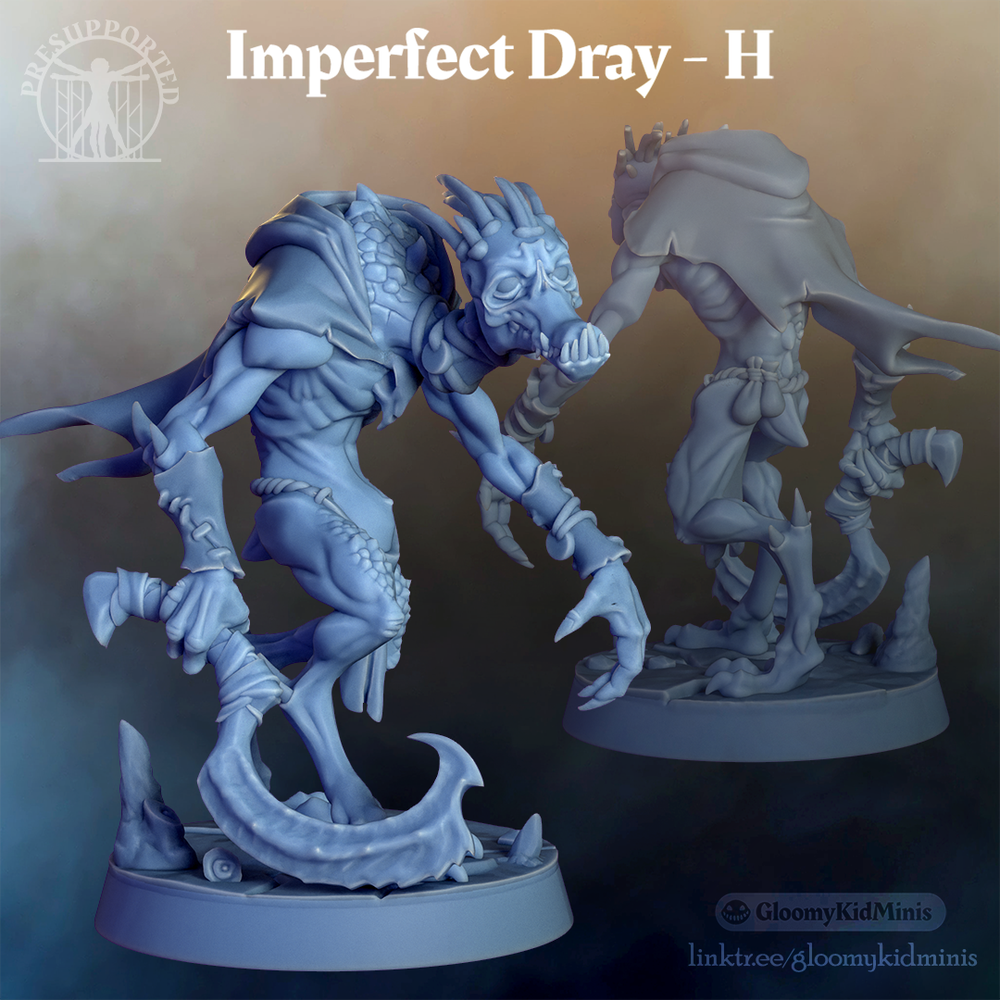 Imperfect Dray - H - GloomyKidMinis - Miniatures by Only-Games.co