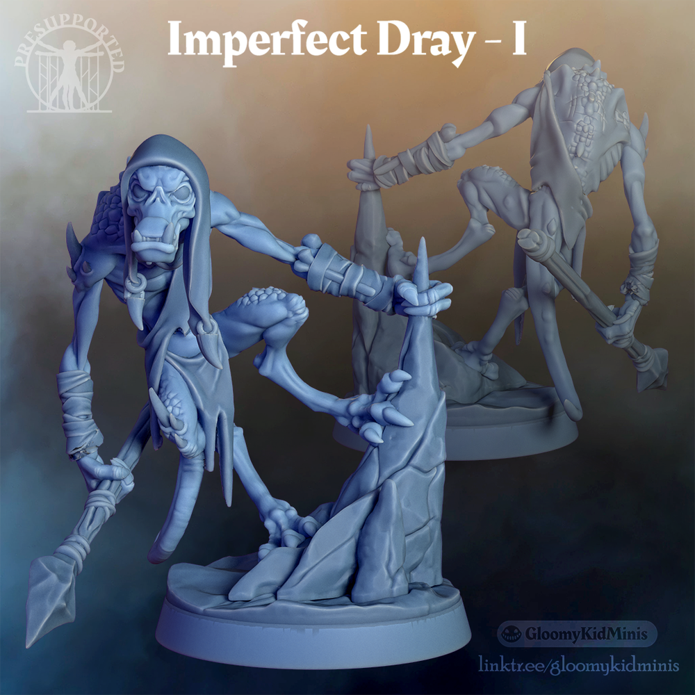 Imperfect Dray - I - GloomyKidMinis - Miniatures by Only-Games.co