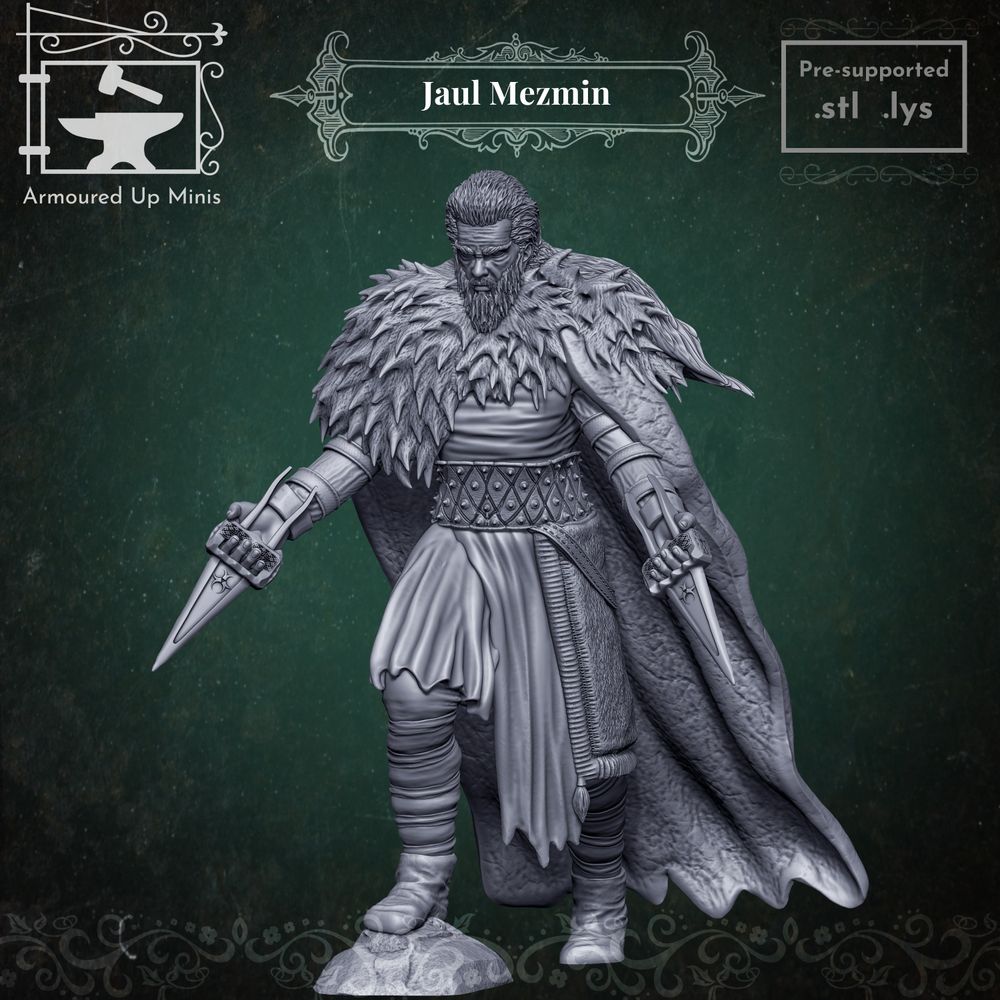 Jaul Mezmin - Armoured Up Minisv - Miniatures by Only-Games.co