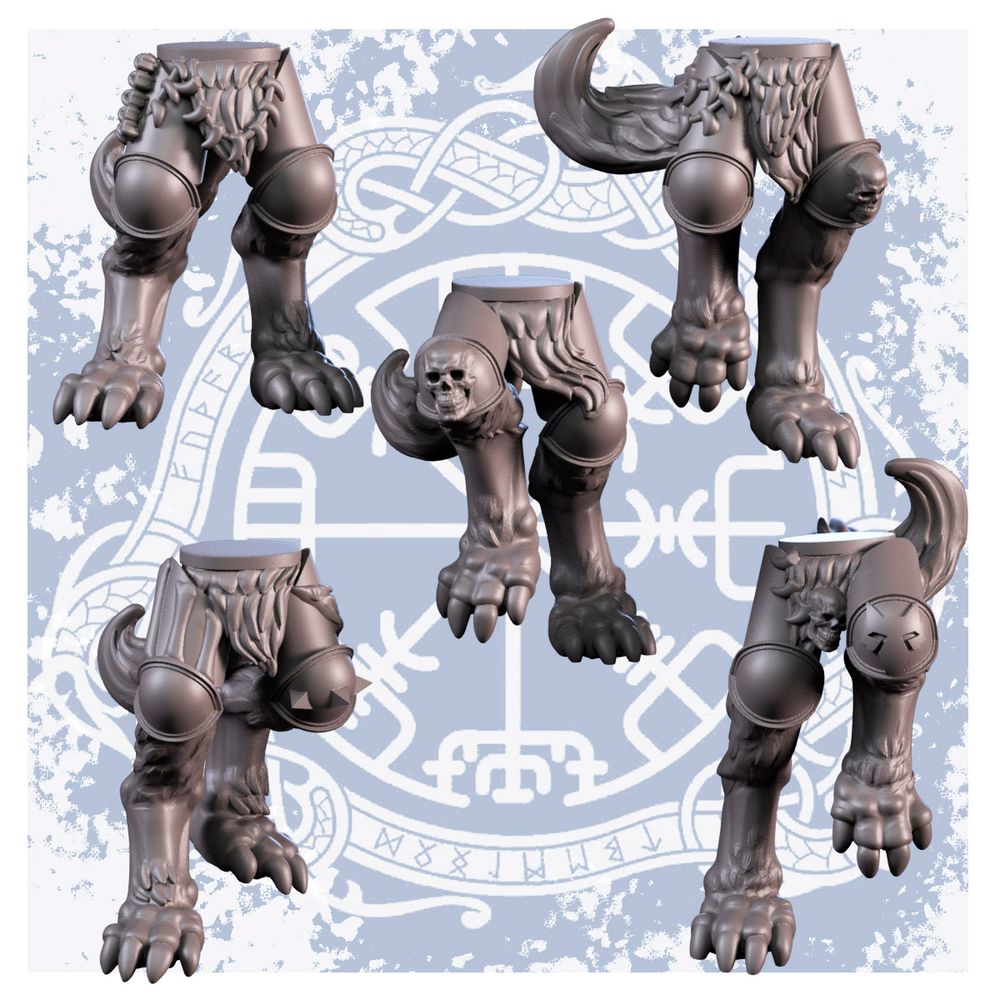 Werewolf Legs - Sergeant Hammer - Miniatures by Only-Games.co