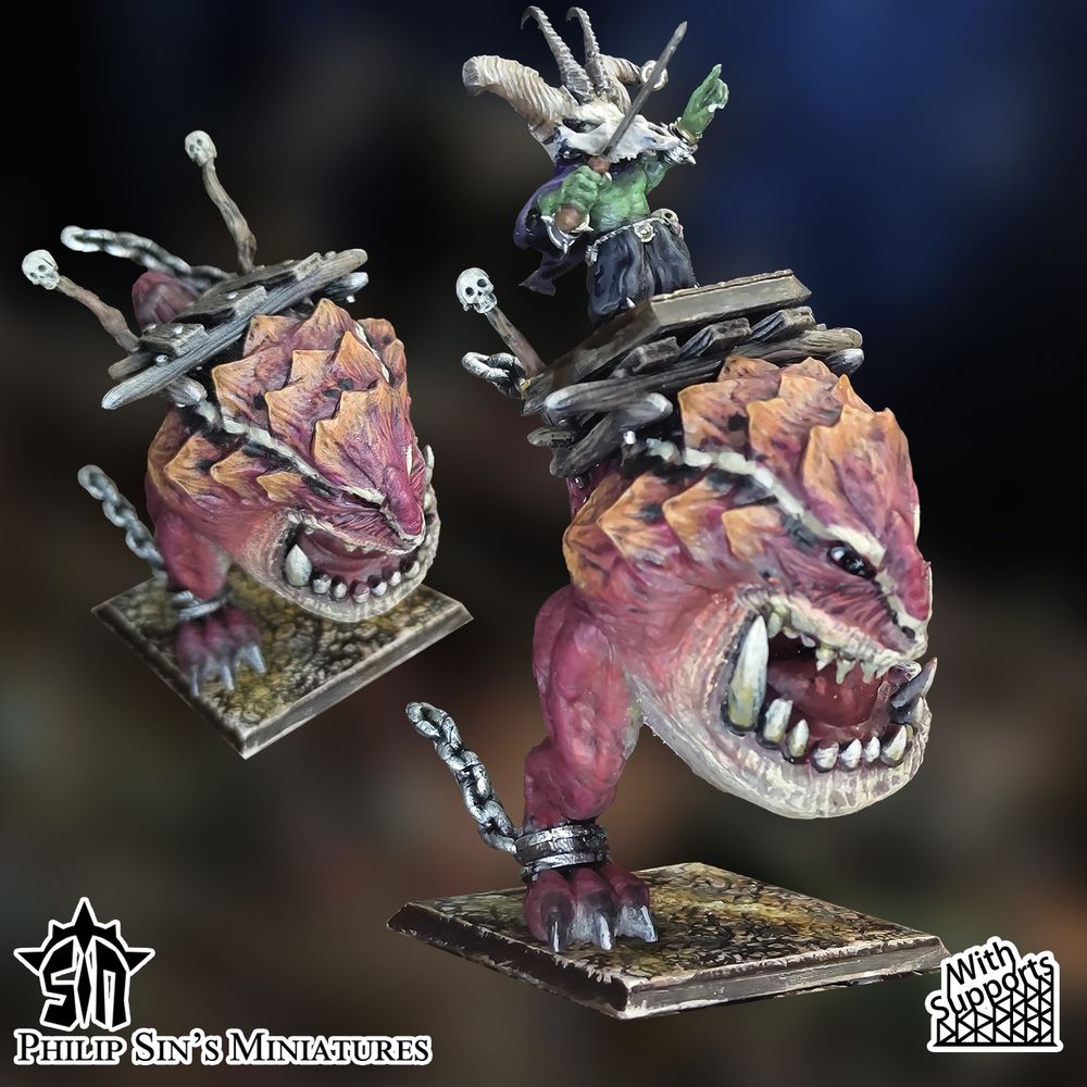 Giant Cave Beast - Philip Sin's Miniatures - Miniatures by Only-Games.co