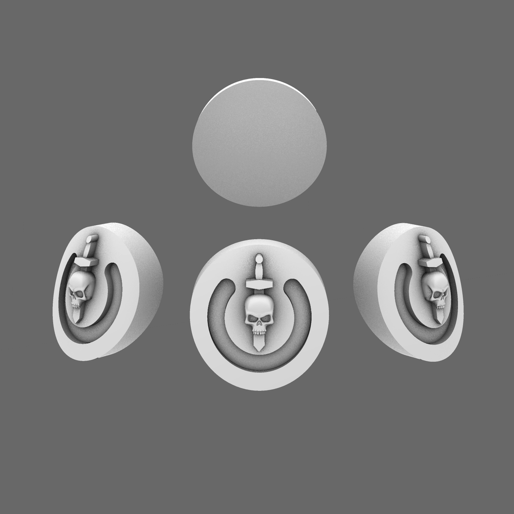 Kill Circuits Knight Shoulder Symbols - BW Terrain Forge - Miniatures ...