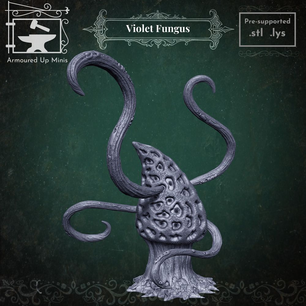 Violet Fungus - Armoured Up Minisv - Miniatures by Only-Games.co