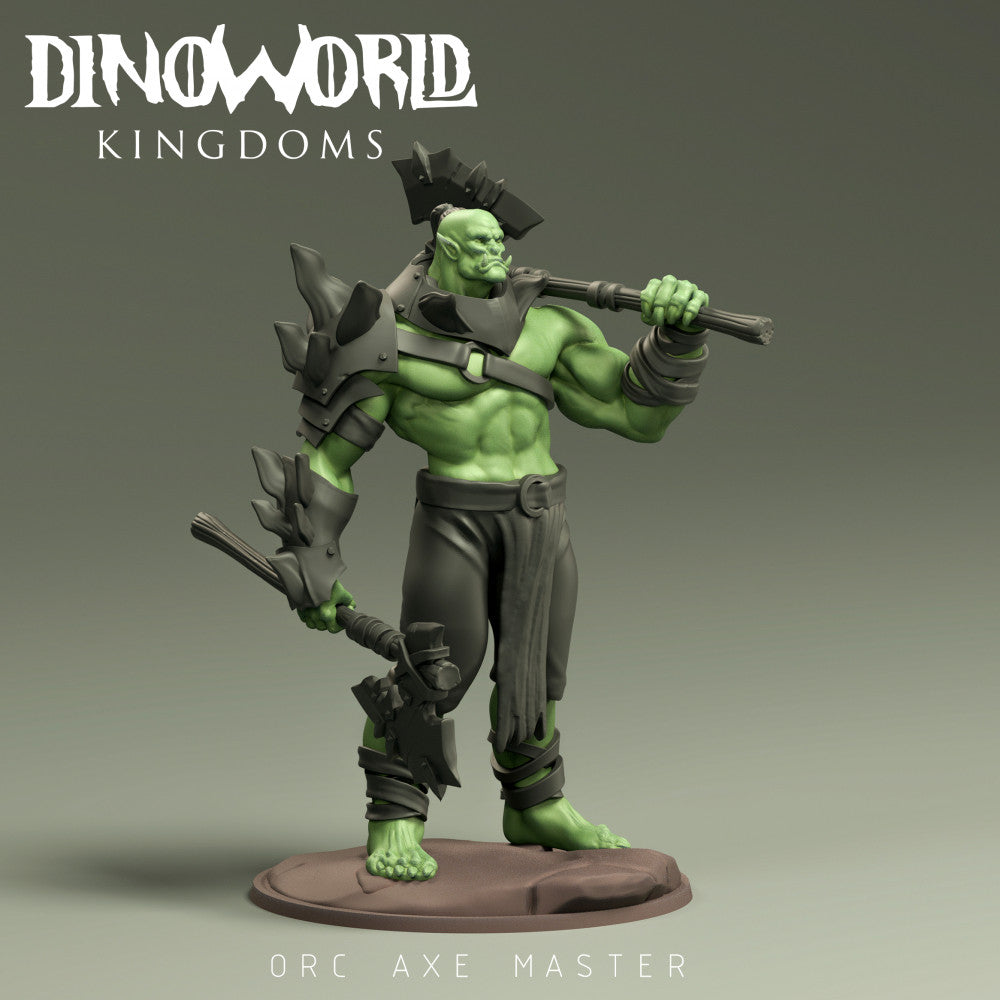 Orc axe master - Dino World - Miniatures by Only-Games.co