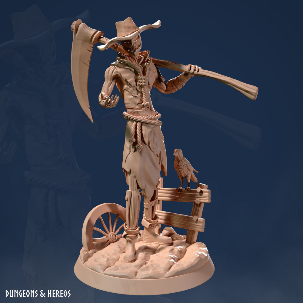 Scarecrow - Scarecrow Monster - Monster - Crow - Sickle - Scary Monster ...