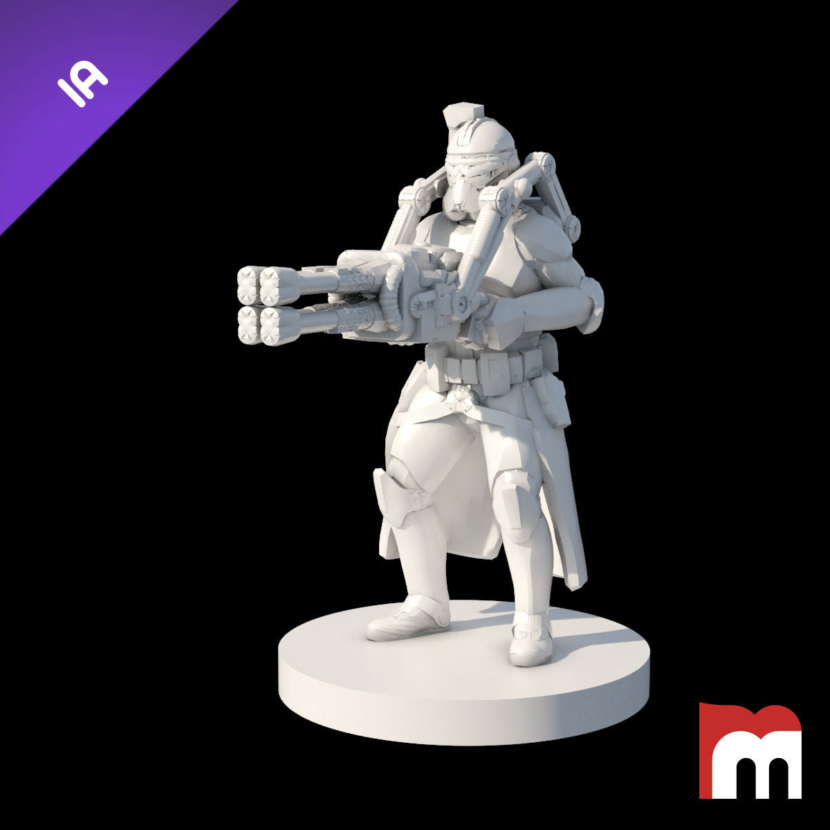 (IA) Clone Quad-Blaster Trooper Phase 2 - Mel Miniatures - Miniatures ...