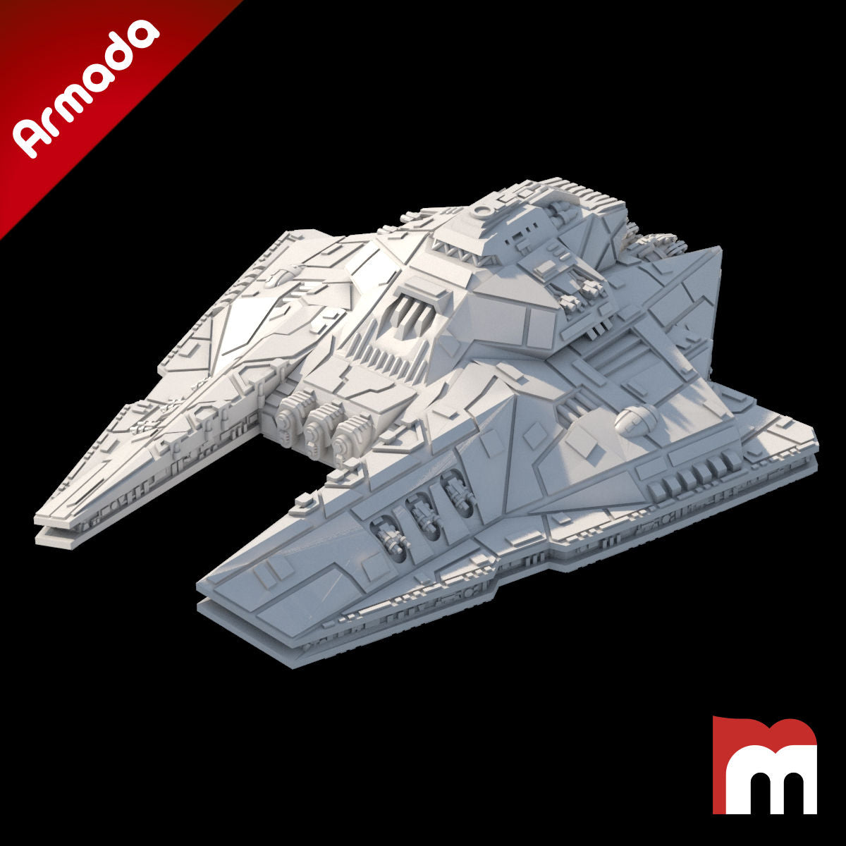 (Armada) Broadside Cruiser - Mel Miniatures - Miniatures by Only-Games.co