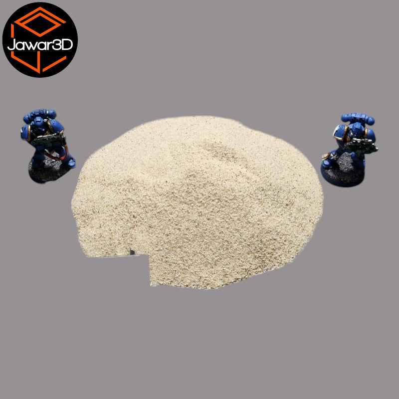 Fine modeling sand for basing miniatures and terrain scenery wargaming