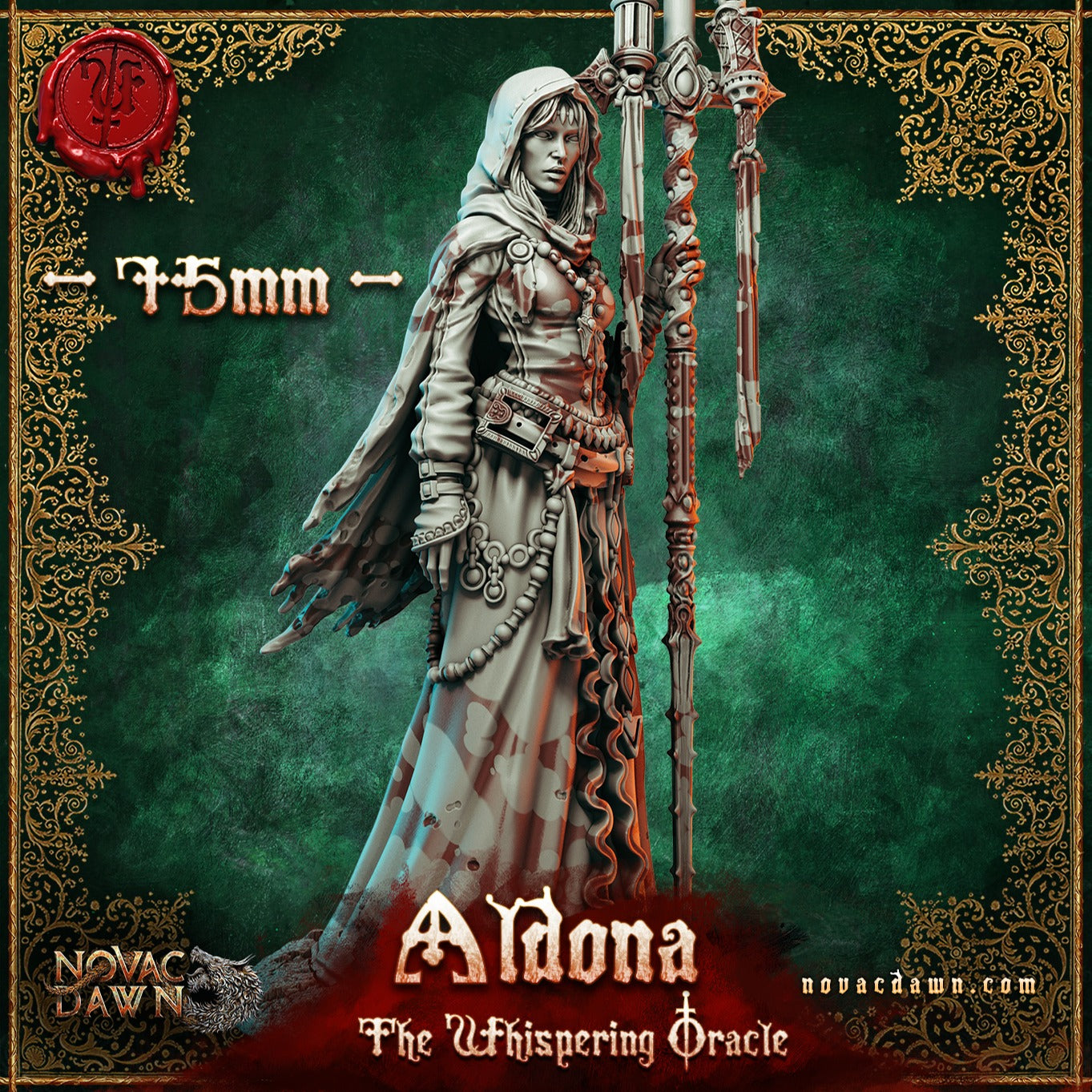 Aldona, The Whispering Oracle 75mm - Novac Dawn - Miniatures by Only ...