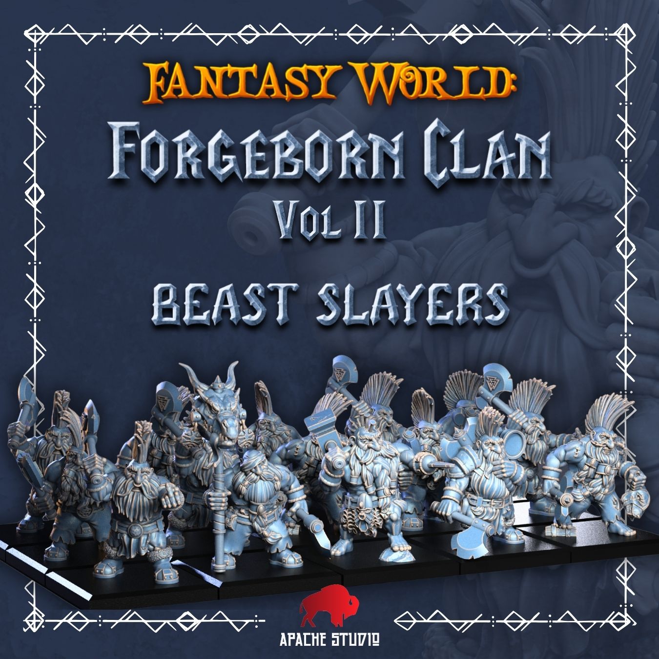 Forgeborn Clan II: Beast Slayers (dwarf unit) - Apache Studio ...