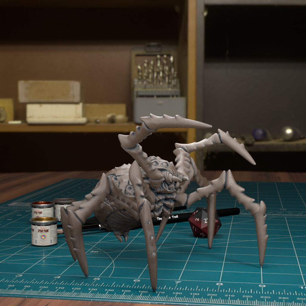 Giant Spider 03 - 32mm - DND - Pathfinder - TytanTroll Miniatures ...