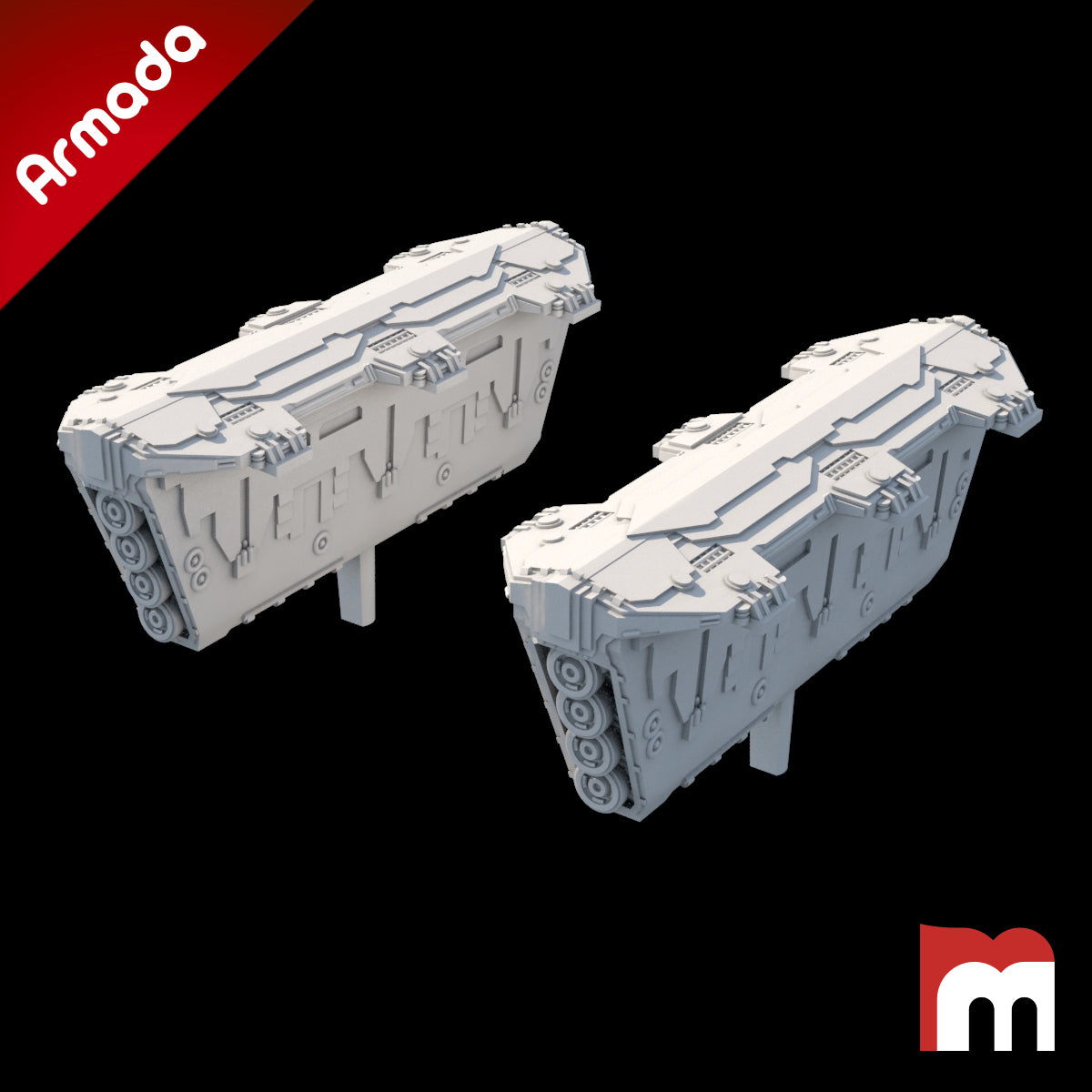 (Armada) 2x First Order AT-AT Dropship (Unloaded) - Mel Miniatures ...