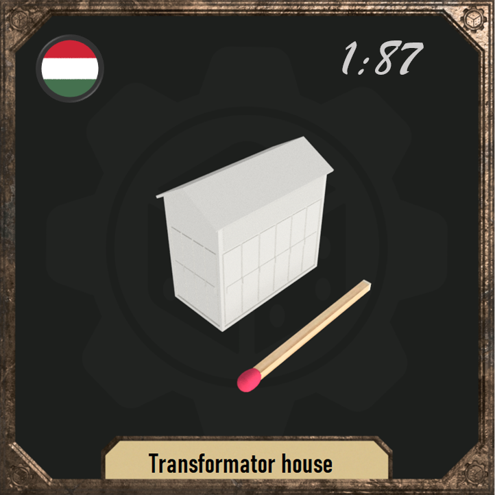 1/87 Transformator house - B-Plan - Miniatures by Only-Games.co