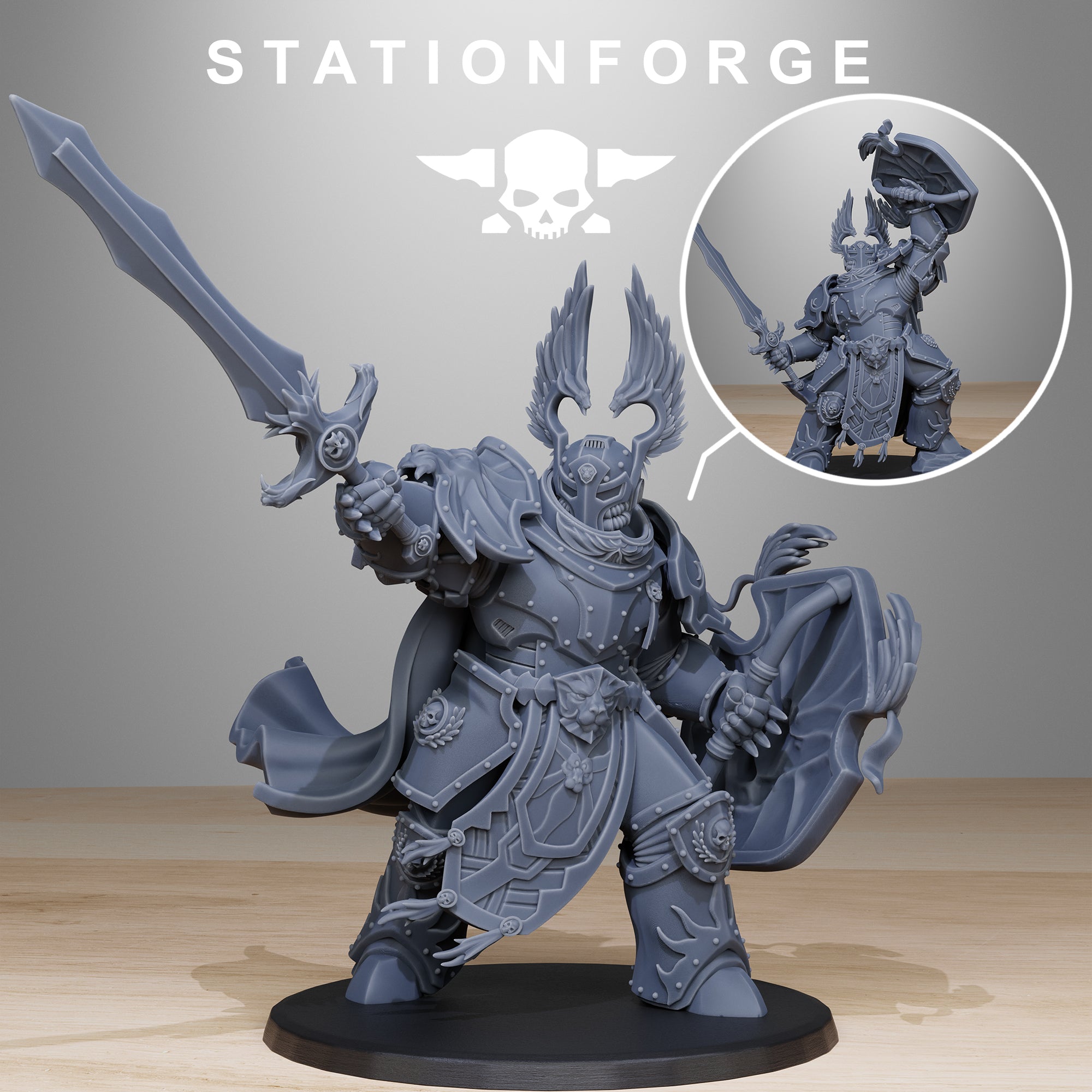 Socratis Archon Sir Thalion 2 poses - StationForge - Miniatures by Only ...
