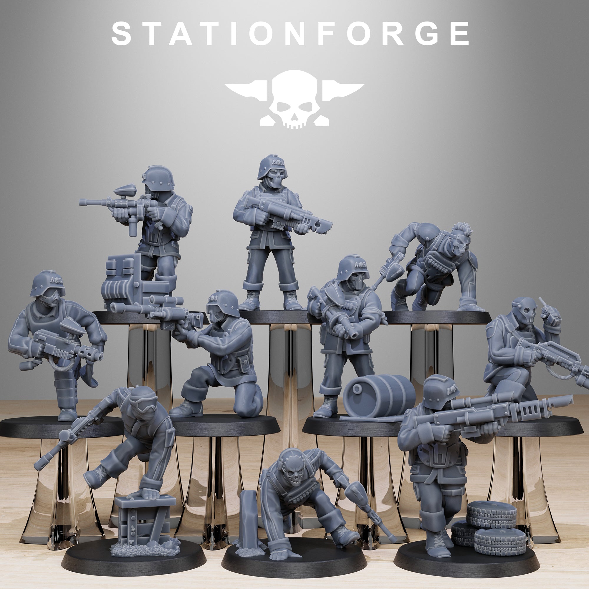 GrimGuard Paintball Squad - StationForge - Miniatures by Only-Games.co