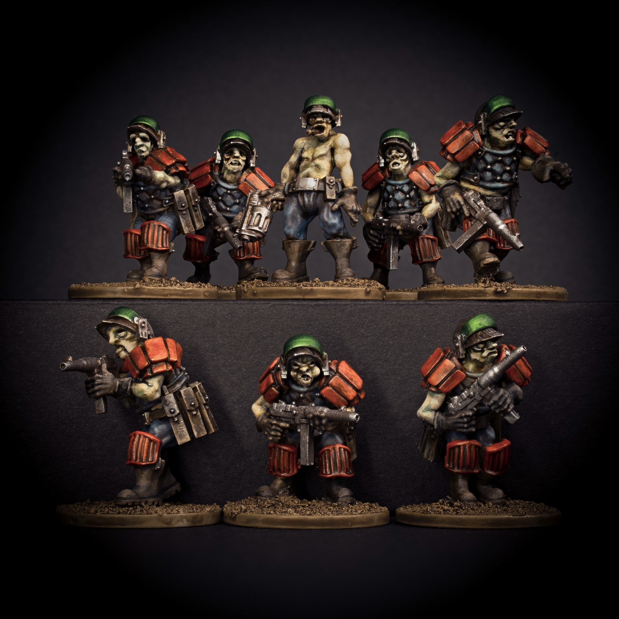 Citizen Defence Group & Leader - Knucklebones Miniatures - Miniatures ...