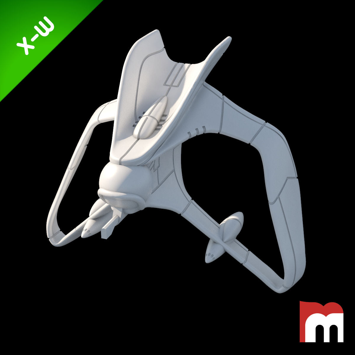 (XW) Umbaran Fighter - Mel Miniatures - Miniatures by Only-Games.co