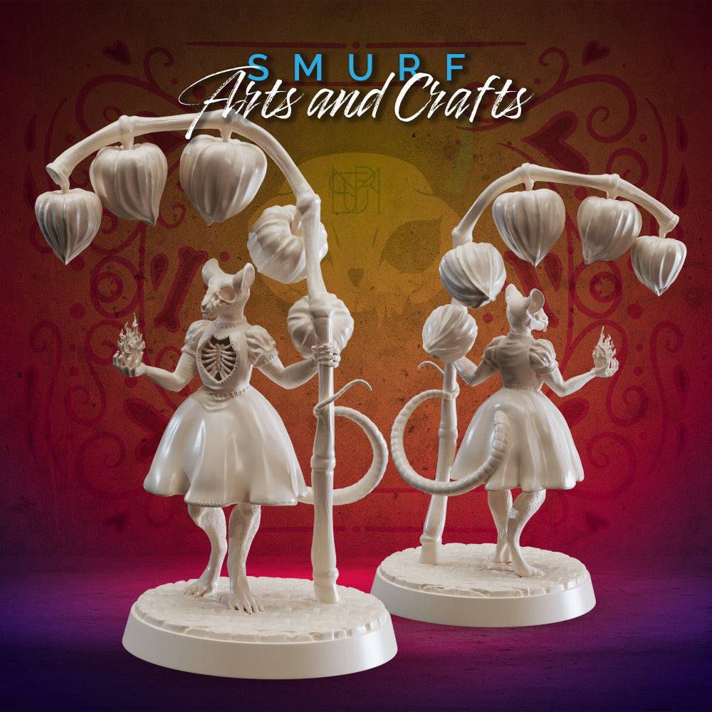 Lilia the Rat - Smurf Arts and Crafts - Miniatures by Only-Games.co