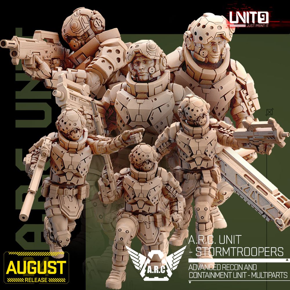 Cyberpunk - A.R.C. Unit - Stormtroopers multi-parts - UNIT9 ...