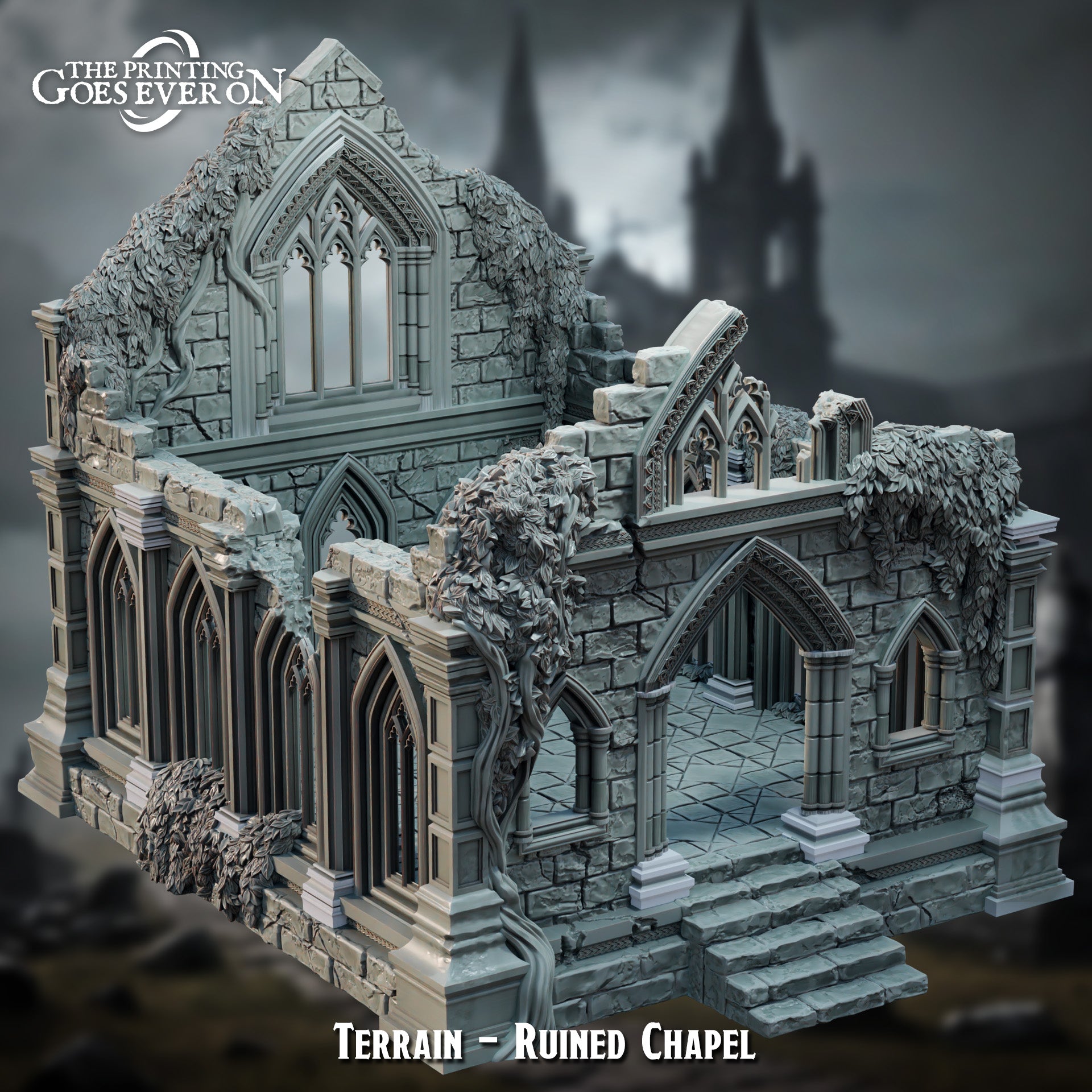 Chapel Ruins Terrain - The Printing Goes Ever On - Miniatures by Only ...