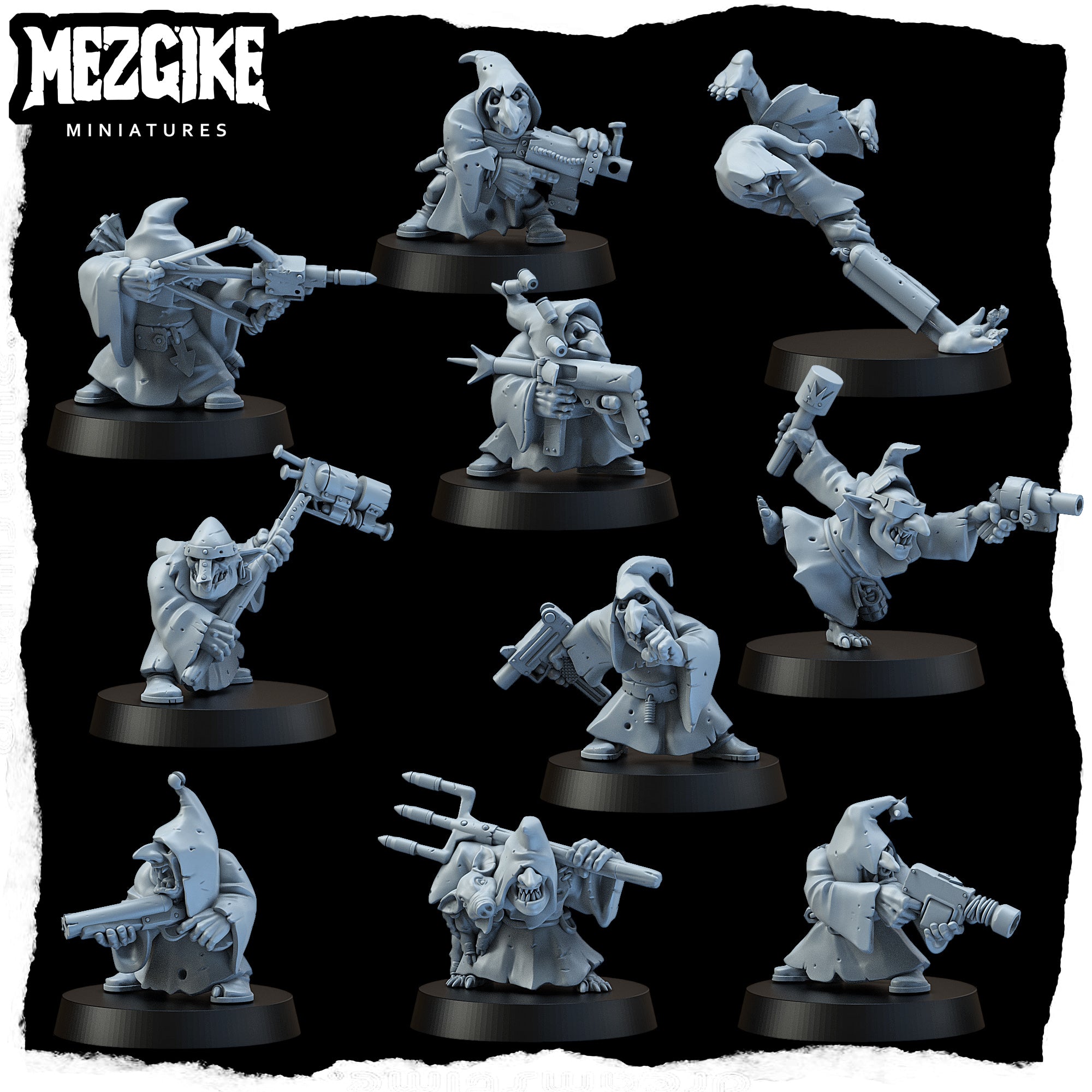 Savage gitz runt mob 'A' (10 physical miniatures) - MEZGIKE ...