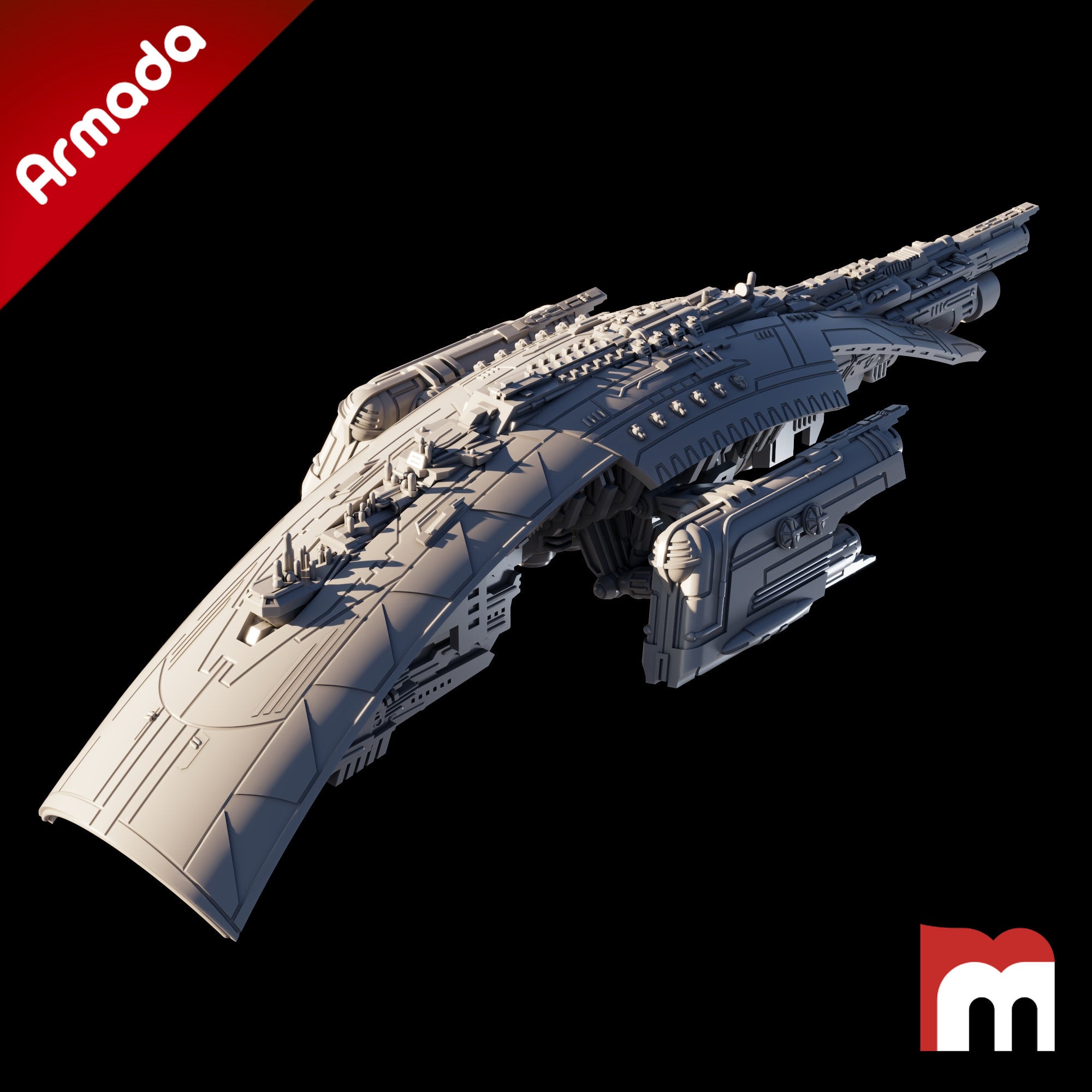 (Armada) Bulwark Mark II Battlecruiser - Mel Miniatures - Miniatures by ...