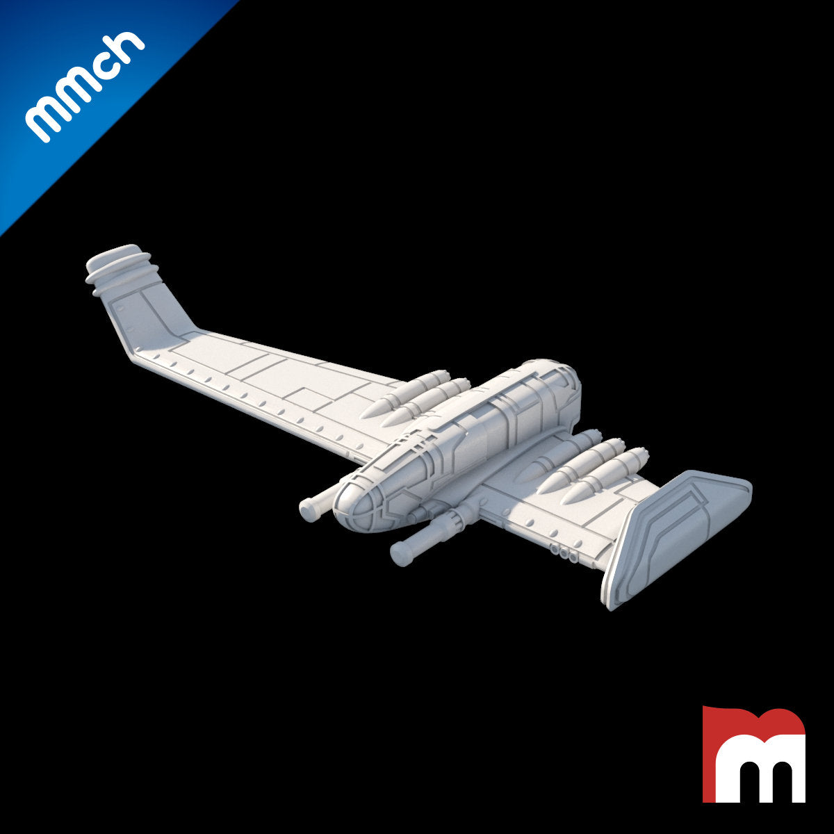 (MMch) Asajj Ventress' Ship - Mel Miniatures - Miniatures by Only-Games.co