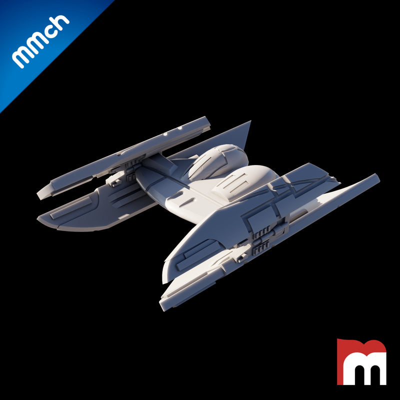 (MMch) Hyena-class Bomber - Mel Miniatures - Miniatures by Only-Games.co