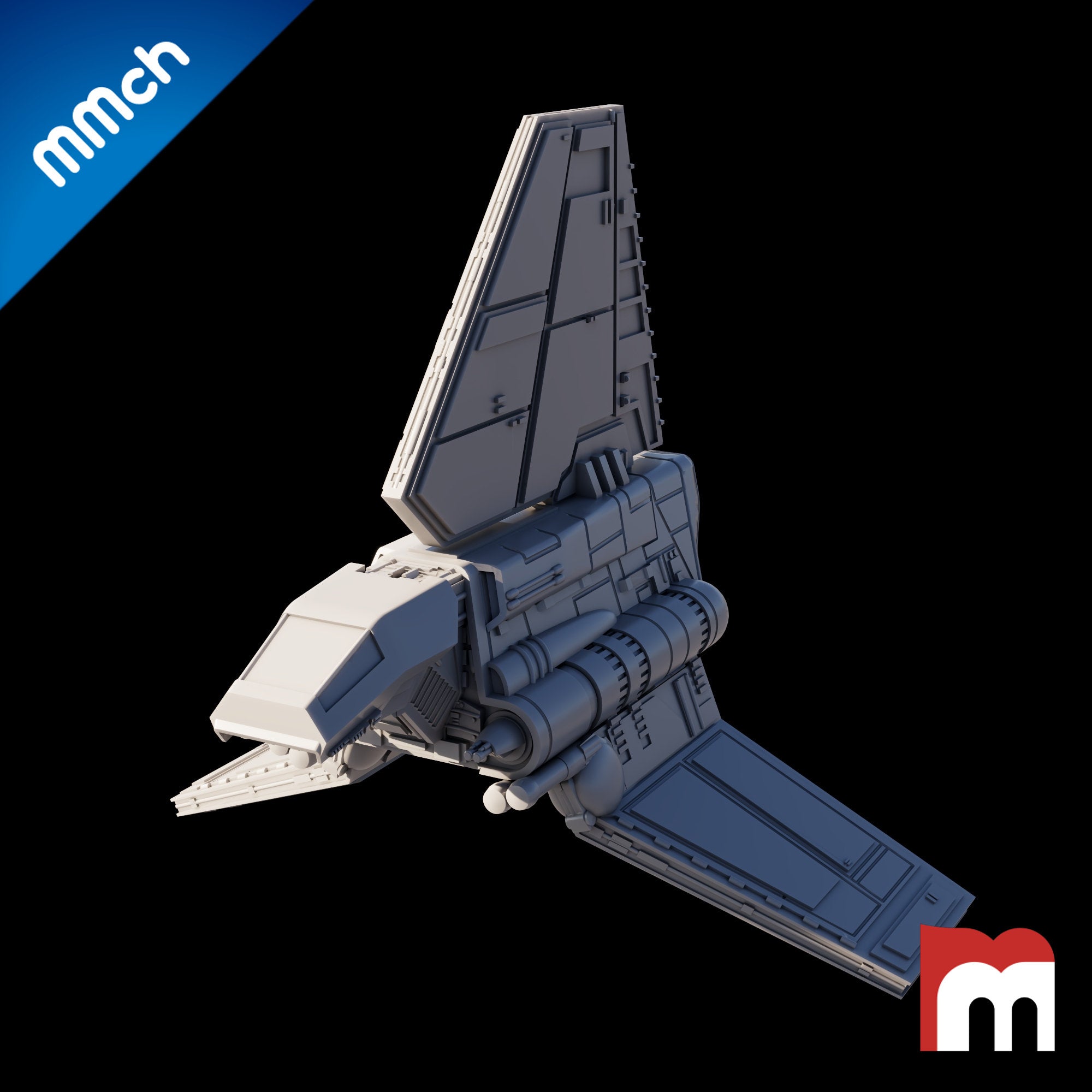 (MMch) ISB TAC Shuttle - Mel Miniatures - Miniatures by Only-Games.co