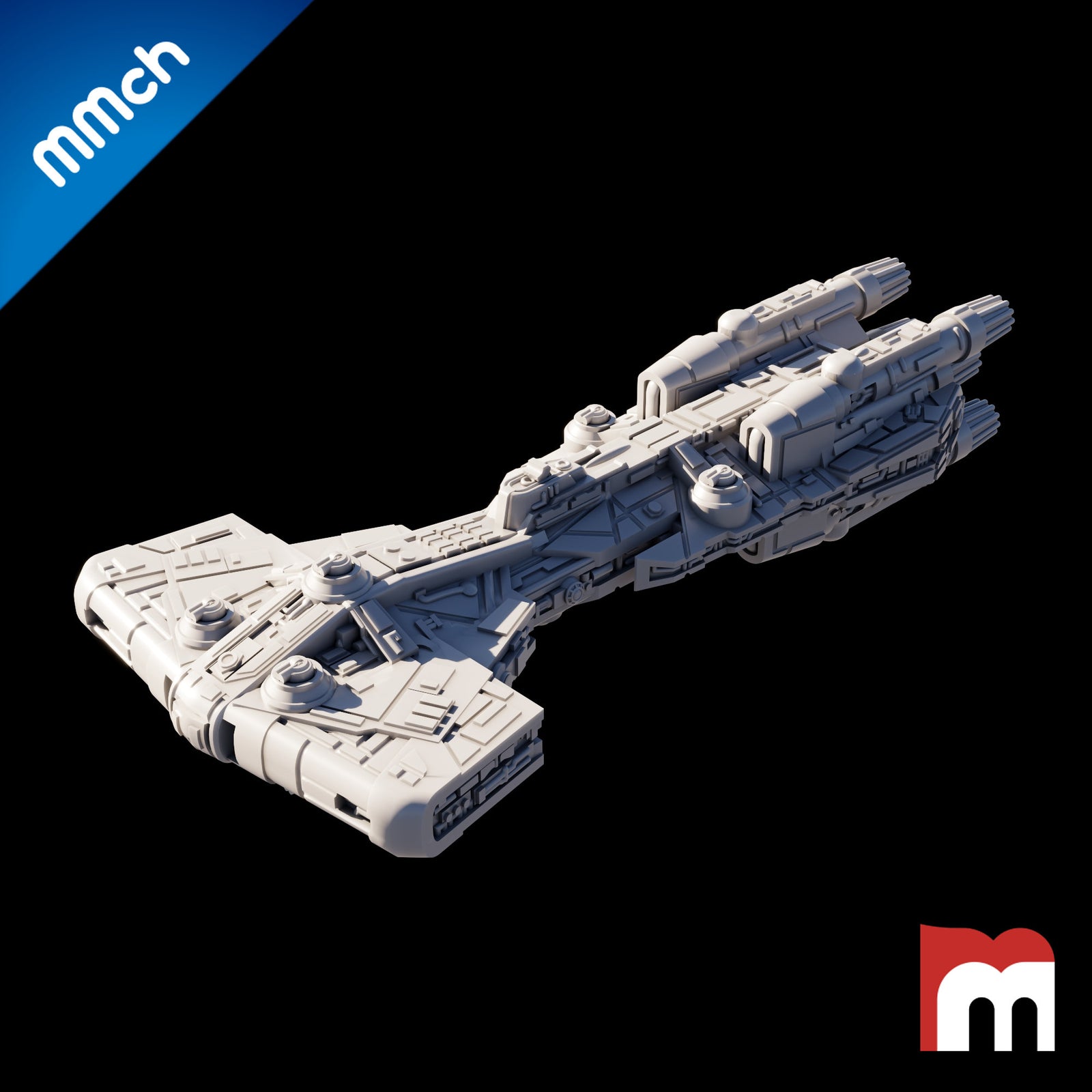 (MMch) SRX-T Manta - Mel Miniatures - Miniatures by Only-Games.co