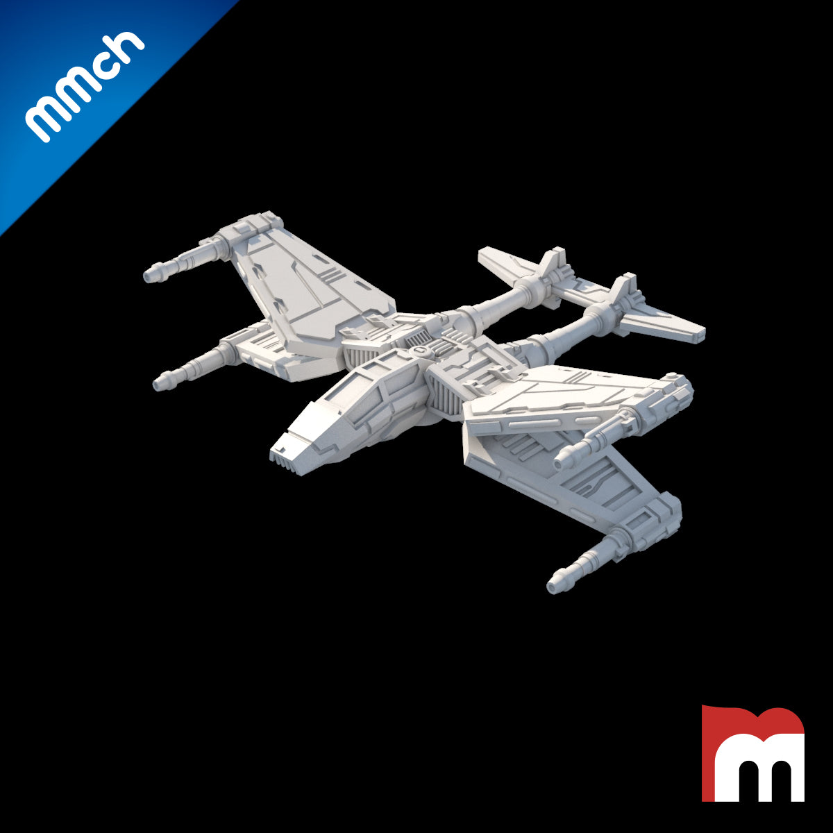 (MMch) X-83 TwinTail - Mel Miniatures - Miniatures by Only-Games.co